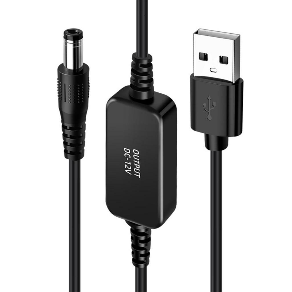 Кабель повышающий 5V-12V для роутера