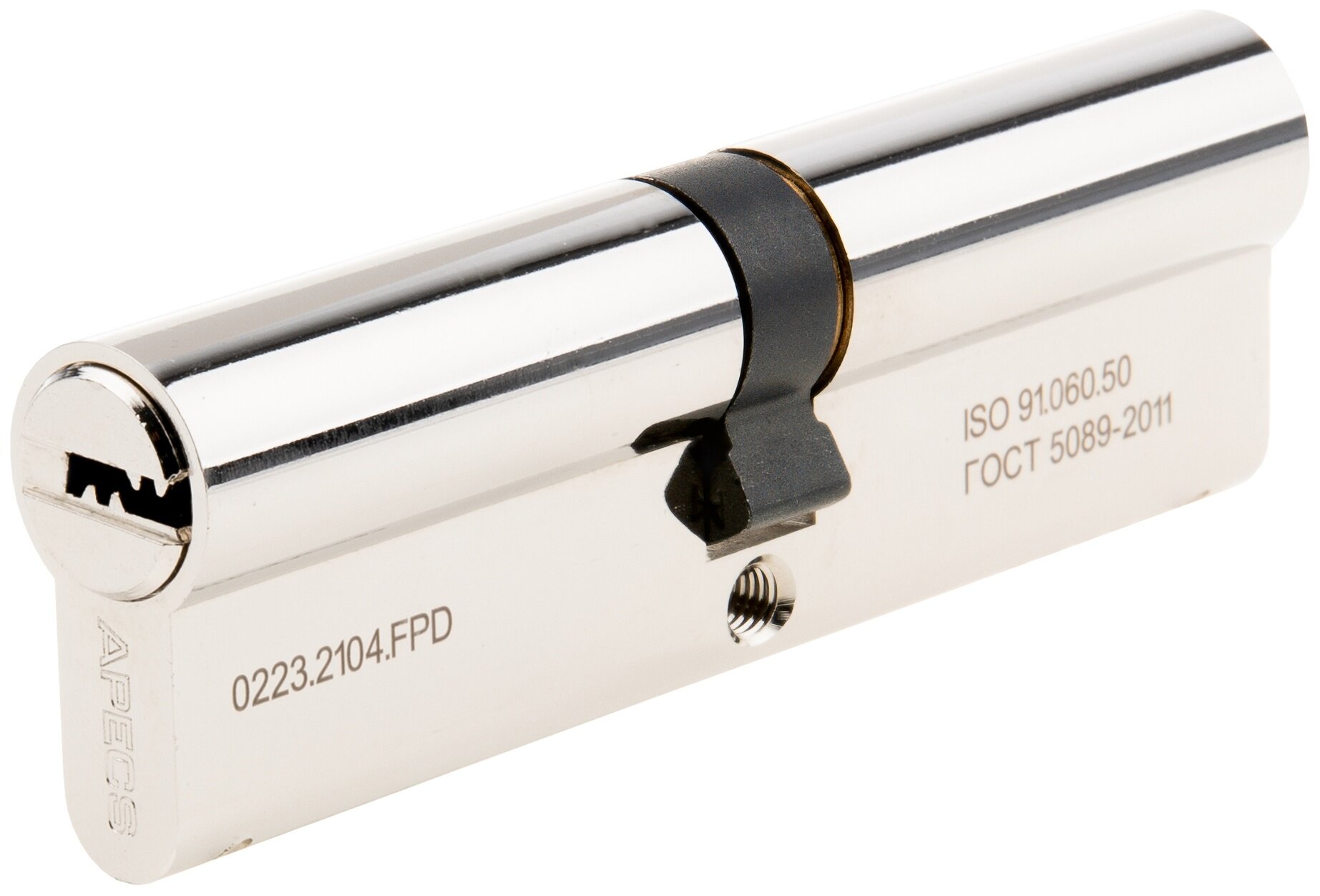 Цилиндровые механизмы Apecs Pro LM-100-NI 100 мм, ключ/ключ, цвет никель