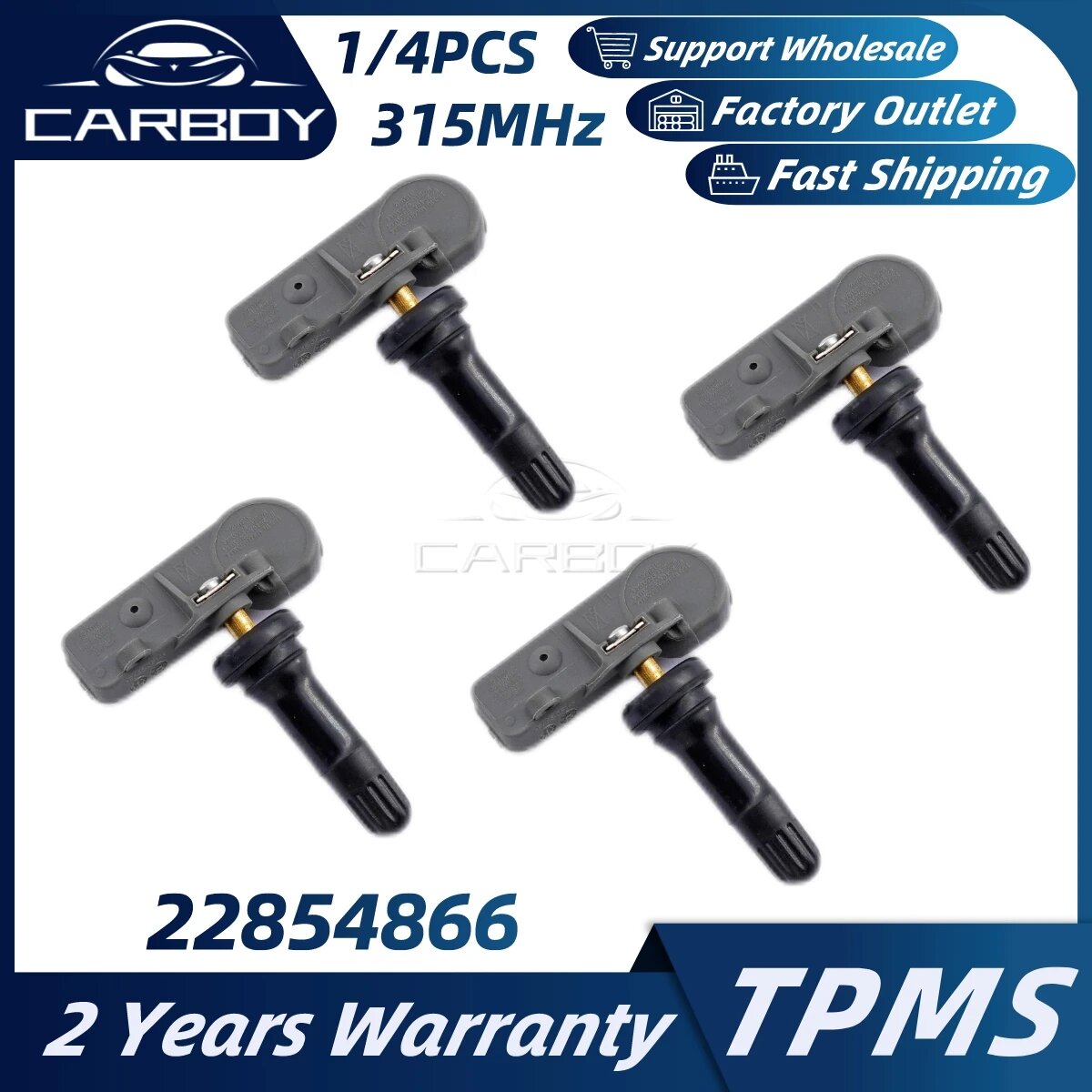 Датчик давления в шинах TPMS 1PCS для Buick Cadillac Chevrolet GMC