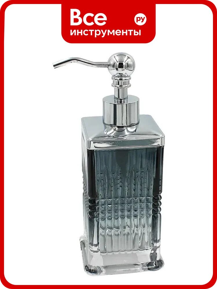 Дозатор для жидкого мыла Bath Plus GRANDEZZA 7,7х6,6х21 см W-GL0129BA-LD