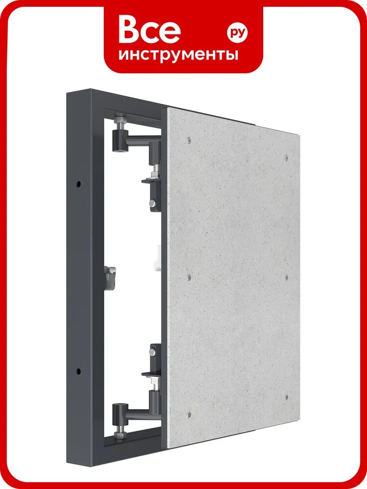 Люк под плитку на петле EVECS 300х400 D3040 сеramo steel 90-02263 D3040 ceramo steel