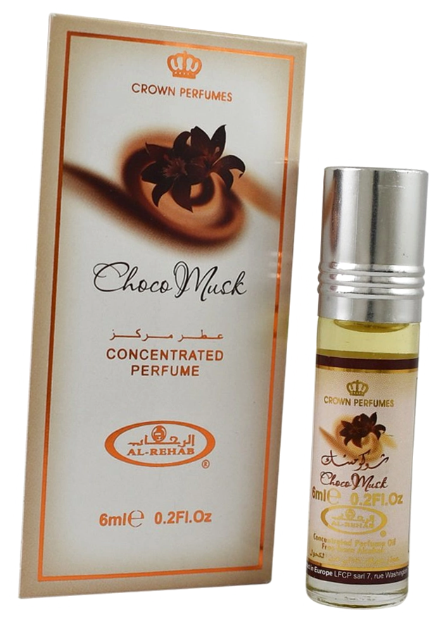 Al Rehab Choco Musk роллер 6 мл для женщин и мужчин / Аль Рехаб Чоко Муск