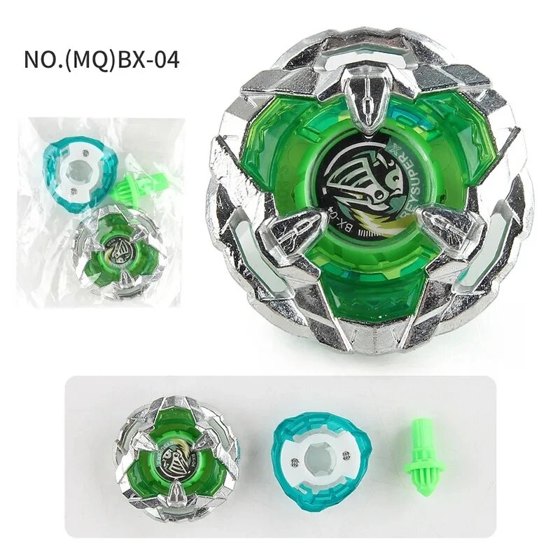 Набор мини-волчков Takara Tomy Beyblade Burst Surge BX-23-24-26-27 Phoenix Unicorn Зеленый, BX04