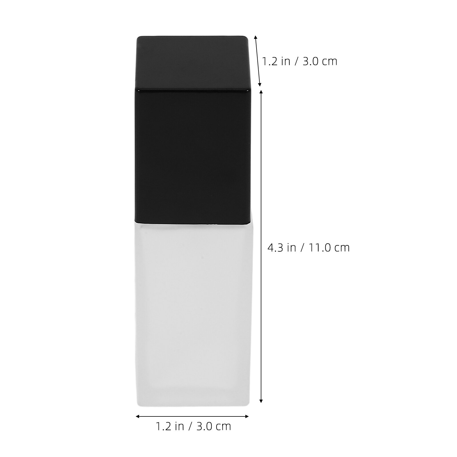 Стеклянные Бутылочки Для Основы С Помпой Набор Из 3 Штук Размер 3x3 Cm