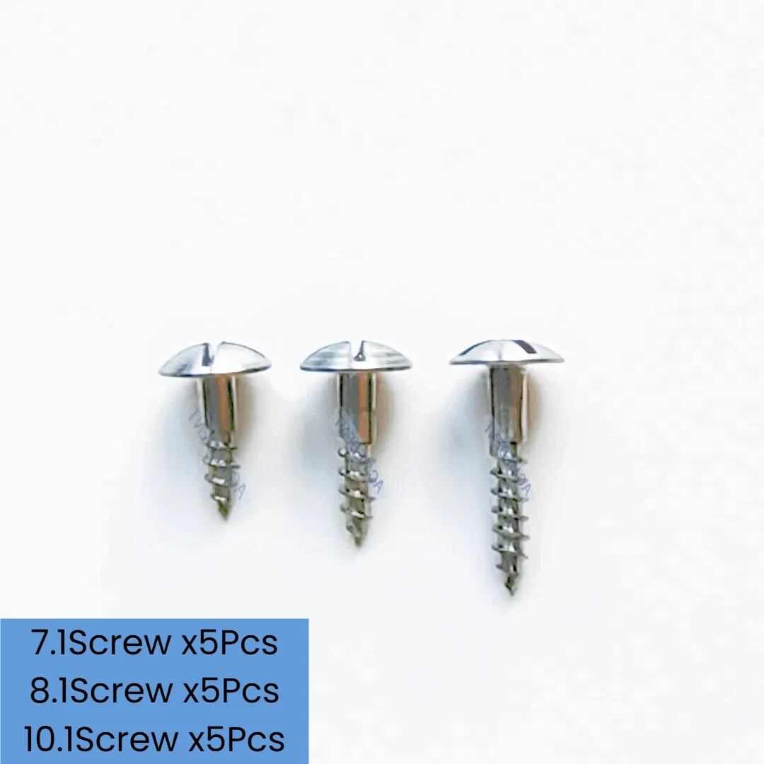 Стоматологический винт ACMEDENT GBR, титан, 7.1/8.1/10.1, 5 шт.