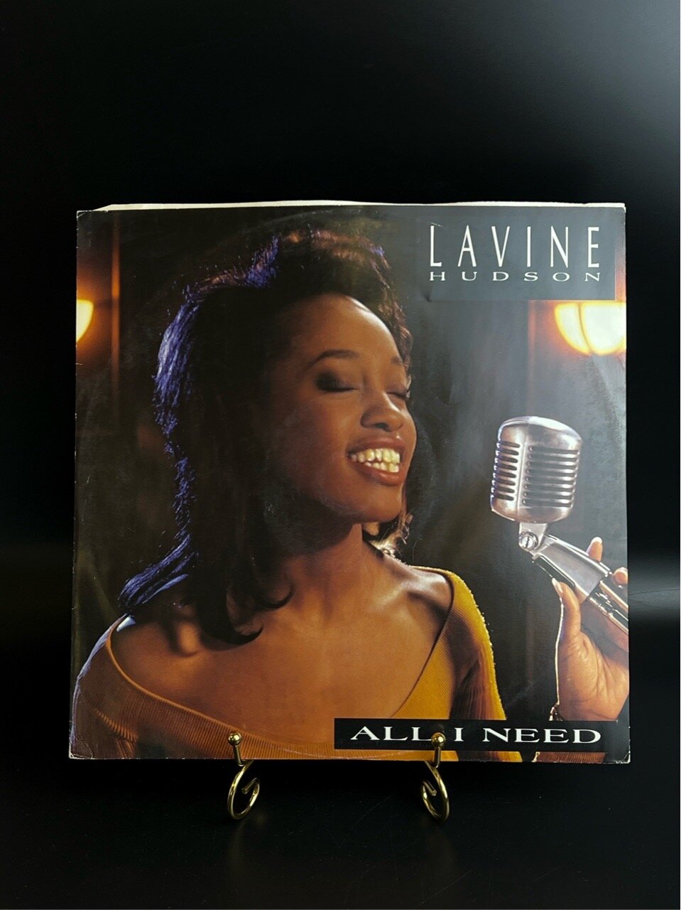 LP Lavine Hudson - All I need. Виниловая пластинка 12 дюймов. 1991 год.