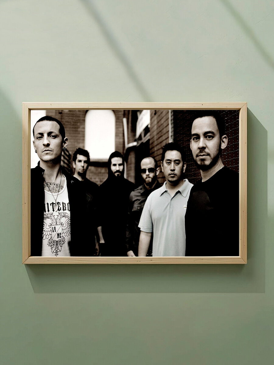 Постер, плакат на стену "Linkin Park Рок Группа" 42 см х 29,7 см (А3), Без Рамы