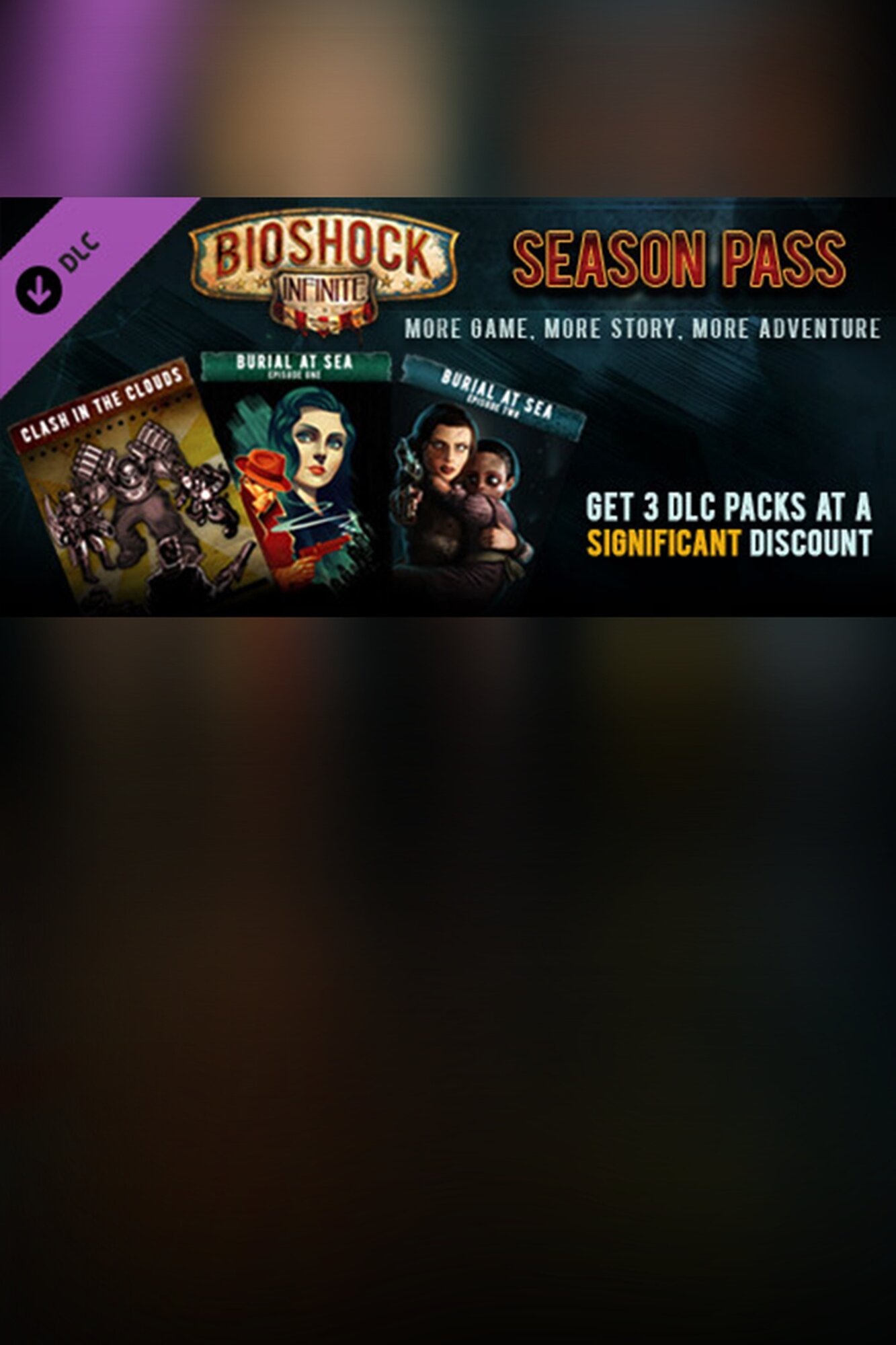 Видеоигра BioShock Infinite Season Pass DLC, Все страны, разработчик Irrational Games, издание DLC