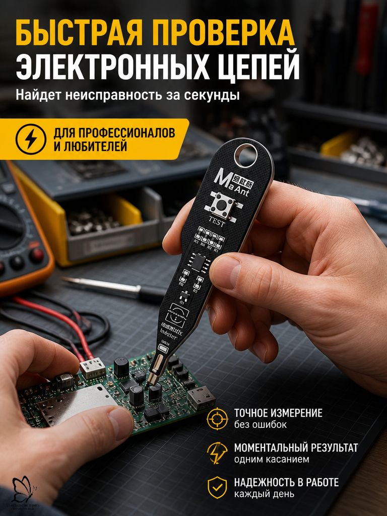 Портативный индукционный тестер с батарейкой