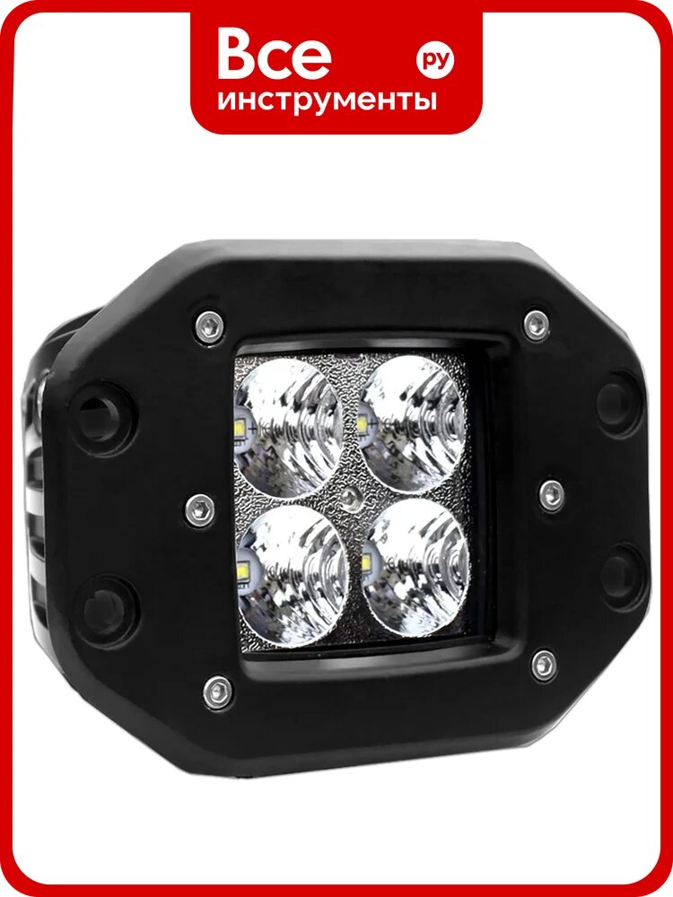 Светодиодная врезная фара Aurora ALO-E-2-E4T 9V-36V 3200Lm 40W 2.7A ближний свет 12395