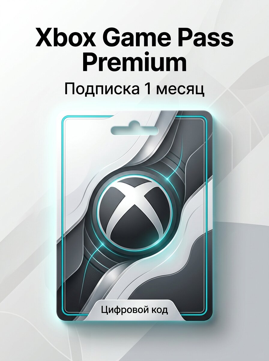 Подарочная карта Xbox Game Pass Premium: 1 month subscription, цифровой код, регион Бразилия