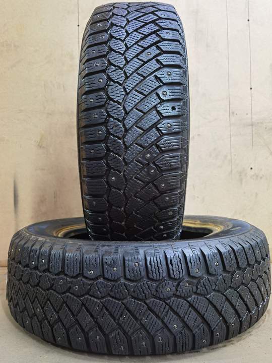 Комплект (2 шт) зимних БУ шин шипованные Continental Conti.eContact 185/65 R15 40% износ