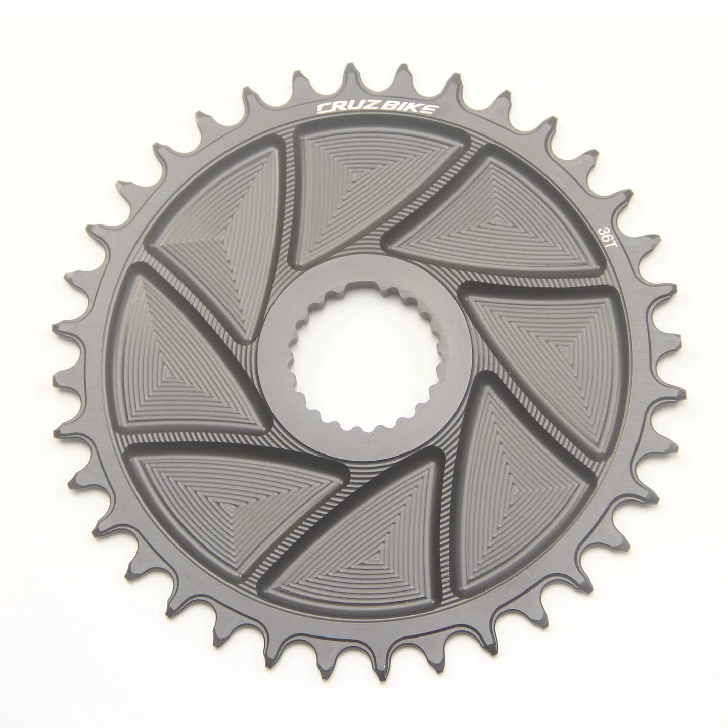 Shimano алюминиевая цепная звездочка Mountain Bike 36T, 3-градусное смещение, прямая установка