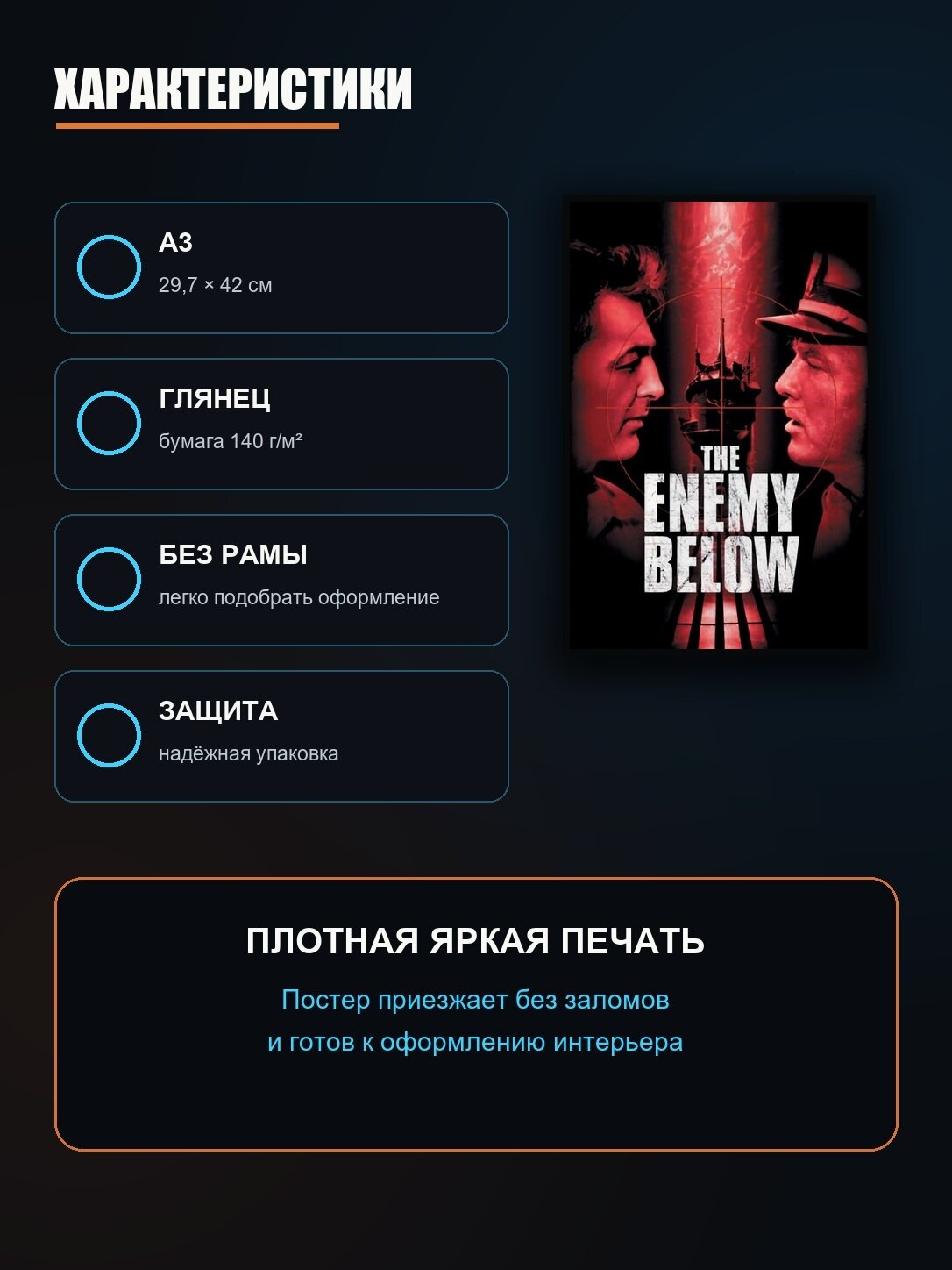 Постер Под нами враг — фото 1