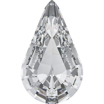 Стразы PRECIOSA "Crystal", белые, 8х4,8 мм, стекло, 12 шт (435-15-615)