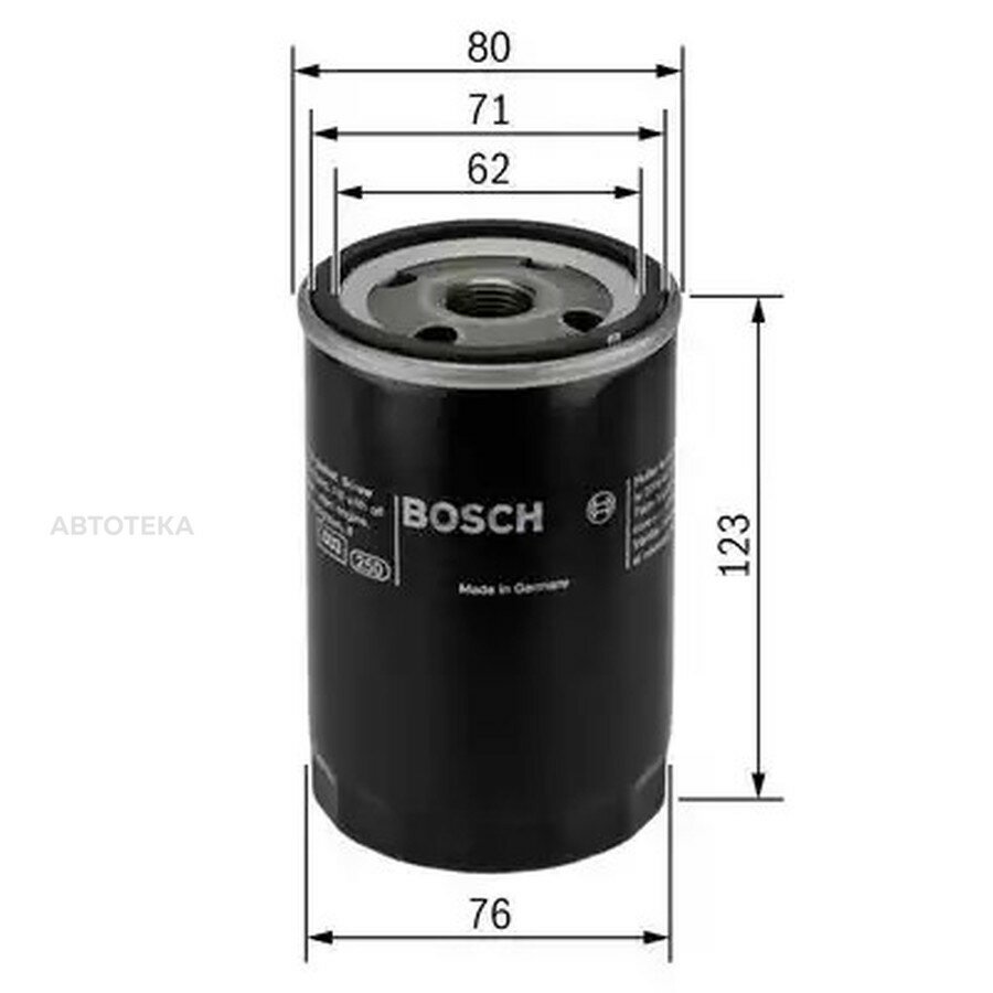 Фильтр масляный BMW 3(E30) -93 BOSCH 0451103086