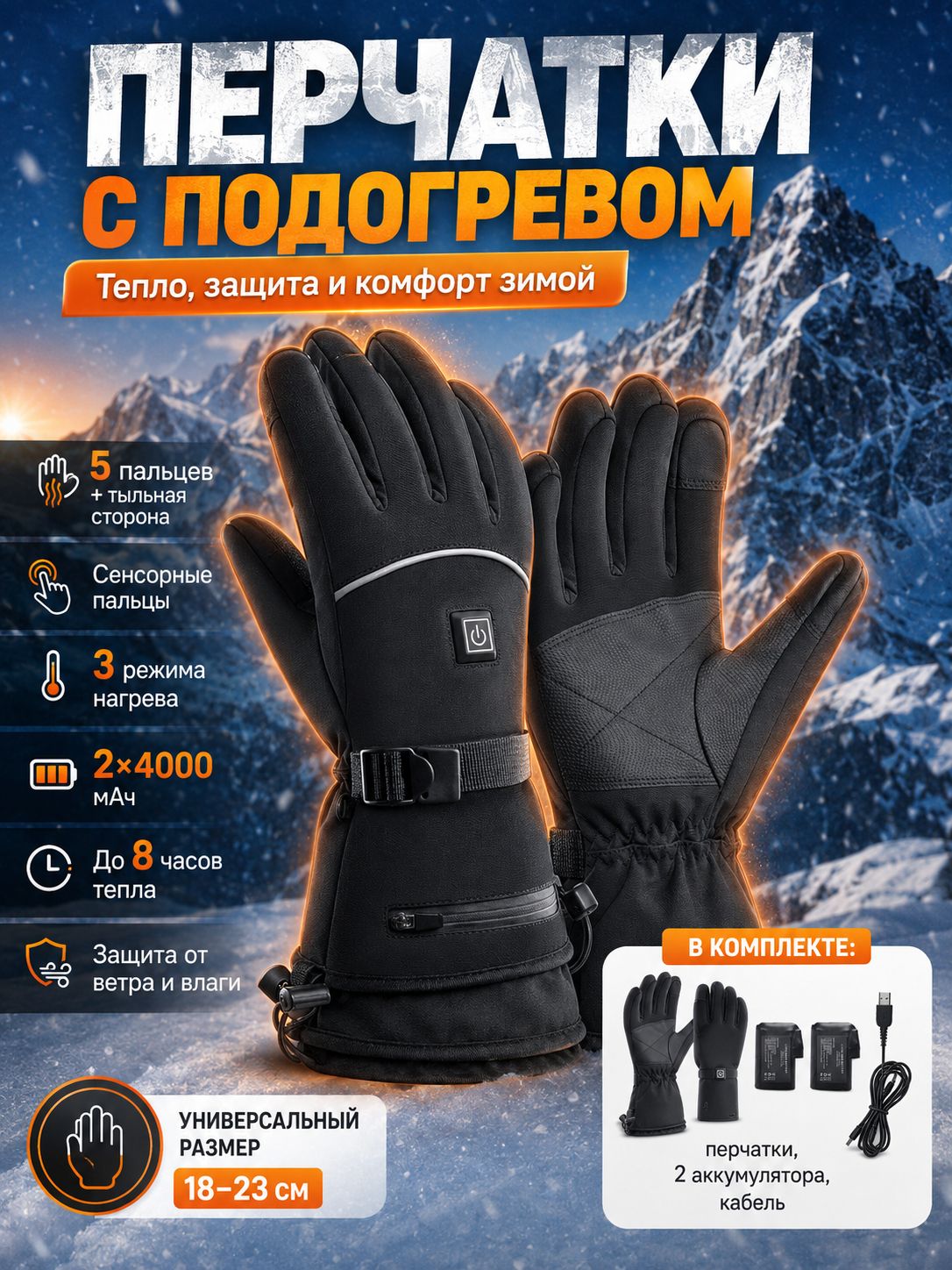 Варежки SG-773-shuadan для мужчин