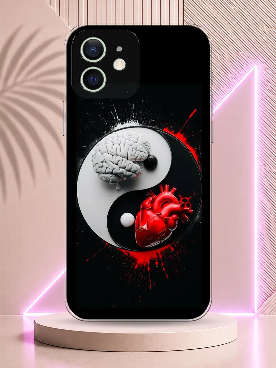 Чехол на iPhone 12 mini Инь Янь