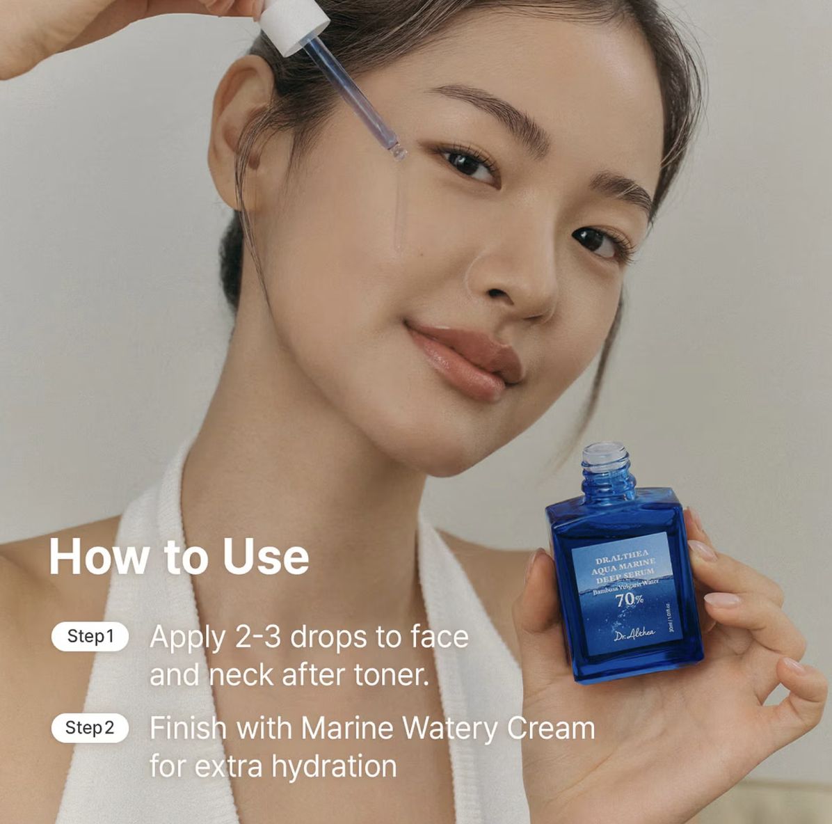 Сыворотка Dr.Althea Aqua Marine Deep Serum 30ml увлажнение и защита для кожи