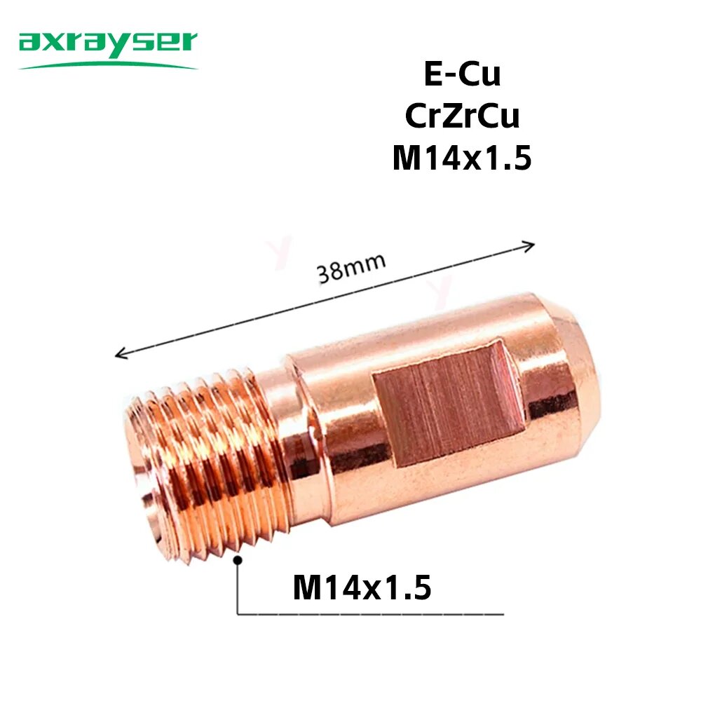 Контактные наконечники для сварки под флюсом axrayser M14x1.5 2.5/3.2/4.0/5.0 CrZrCu, 4.0mm