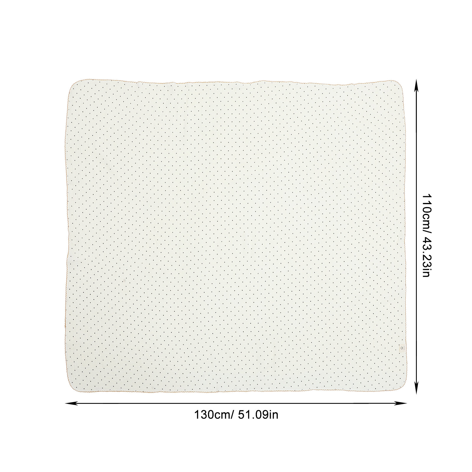 Плед С Картинкой Для Детей Бежевый 130.00X110.00X0.30Cm Подарок На День Рождения Девочкам И Мальчикам Из Хлопка