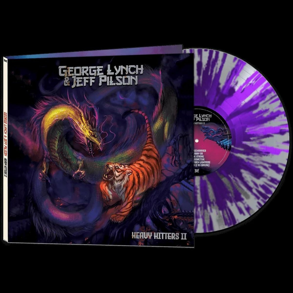Виниловая пластинка George Lynch - Heavy Hitters II , Silver Purple Splatter Vinyl, LP, Colored
