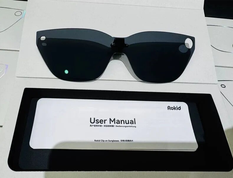 Солнцезащитные очки-клипса Rokid Glasses с защитой от УФ и антибликовым покрытием