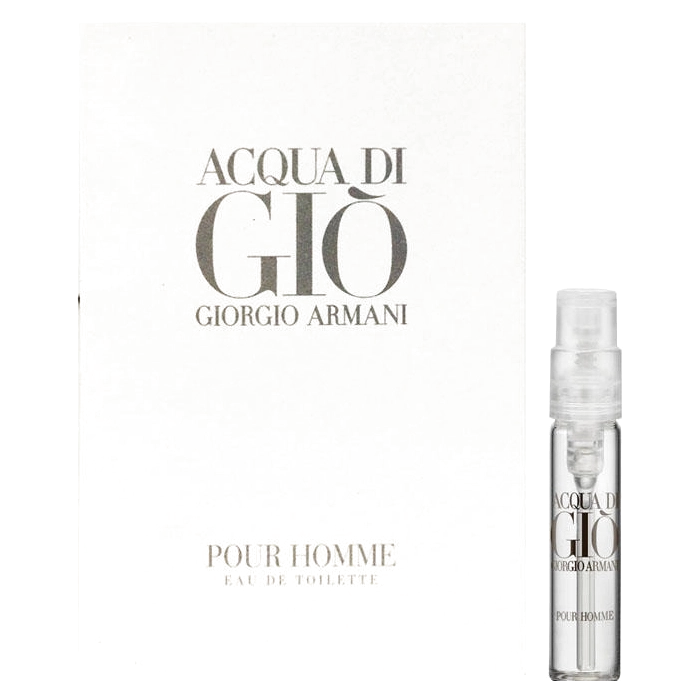Мужская туалетная вода Аква Ди Джио Армани миниатюра 1.2 мл / Acqua Di Gio Pour Homme пробник