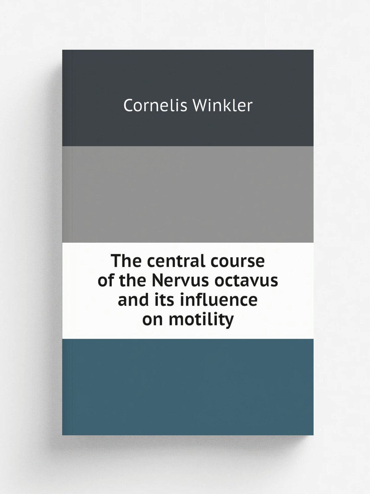 The central course of the Nervus octavus and its influence on motility | Cornelis Winkler | Репринт
