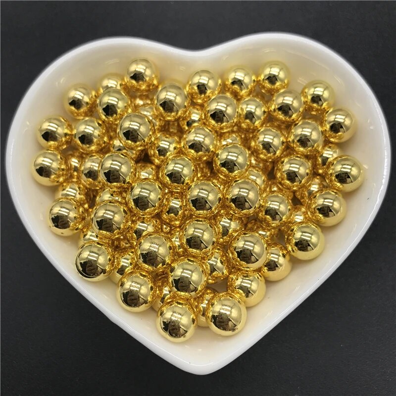 LXBENING акриловые бусины 4 мм, 6 мм, 8 мм, 10 мм 10mm 30pcs, 16