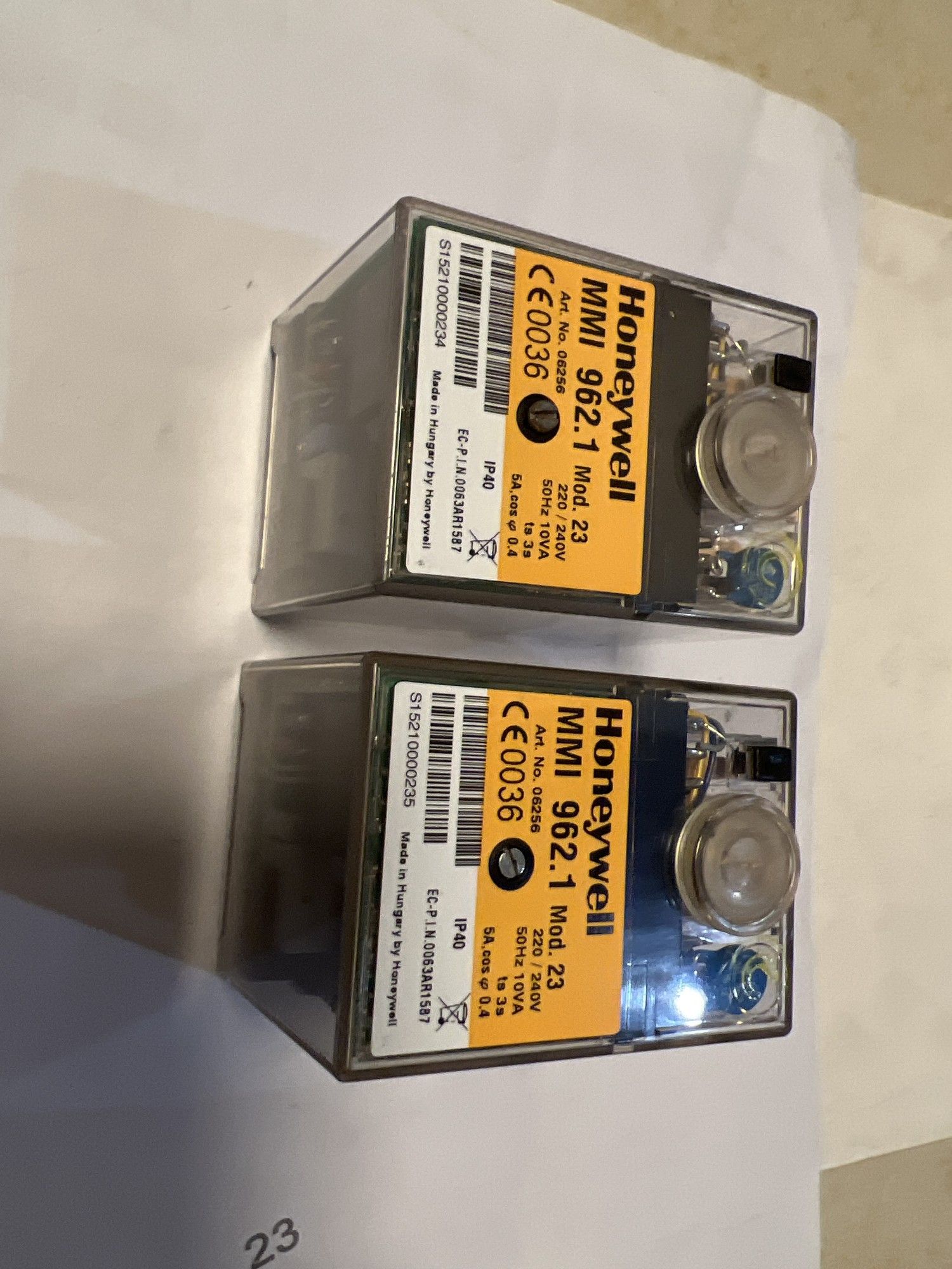 Топочный автомат горения Honeywell MMI962.1 для двухступенчатых наддувных газовых горелок