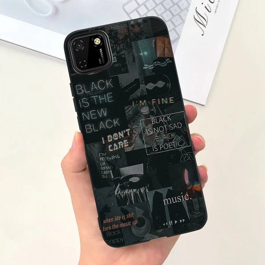 Модный чехол для телефона Huawei Y5p DRA-LX9, мягкий силиконовый бампер из ТПУ ярких цветов для 60