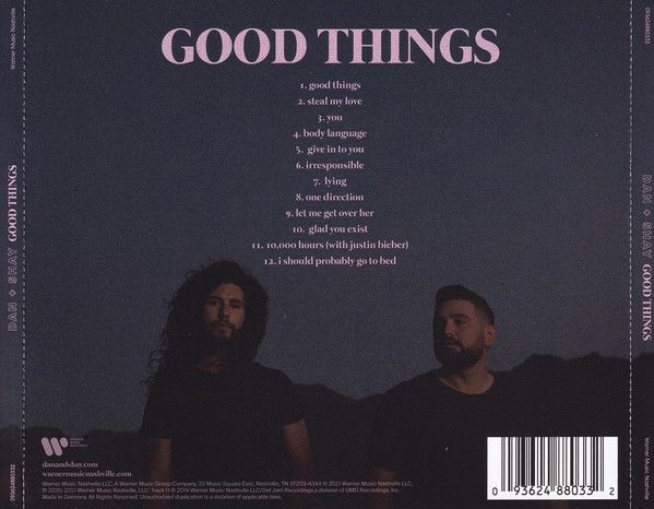 Музыка CD Dan & Shay - Good Things / 2021 — фото 1