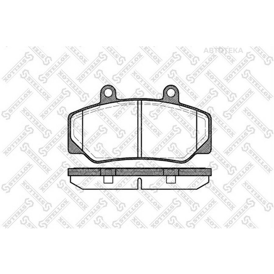 Колодки дисковые п.\ Volvo 740/760/780 84-90/940/960 90-95 STELLOX 187020SX