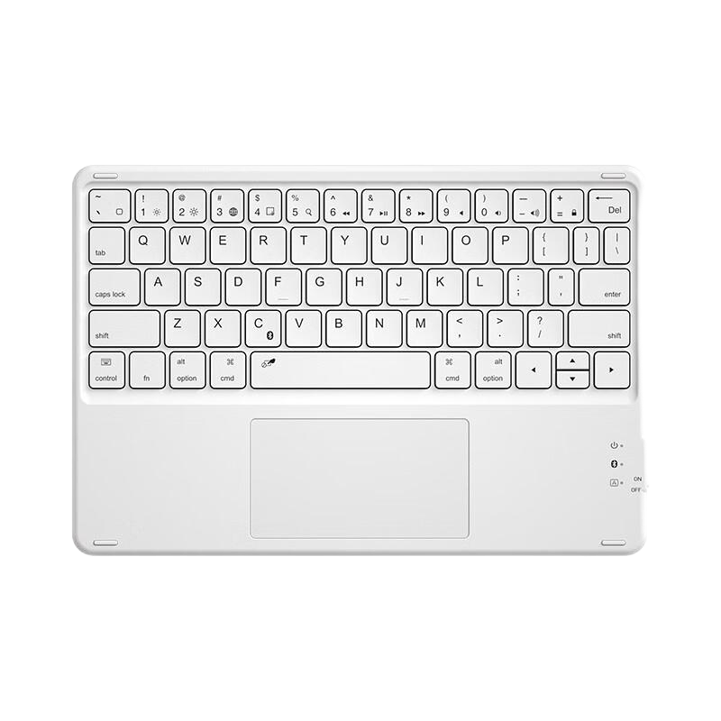 B.O.W HB321 Перезаряжаемая беспроводная Bluetooth сенсорная клавиатура 86 клавиш тонкая портативная для телефонов