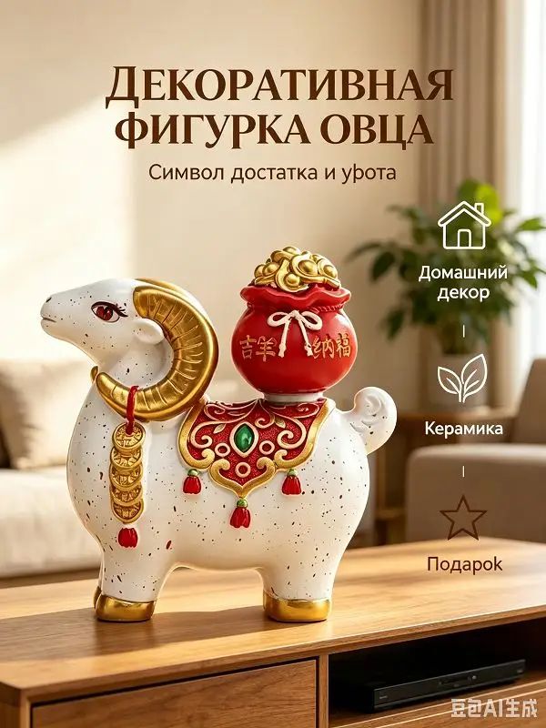 STARLEK Фигурка декоративная, высота 7.52 см, длина 8.2 см