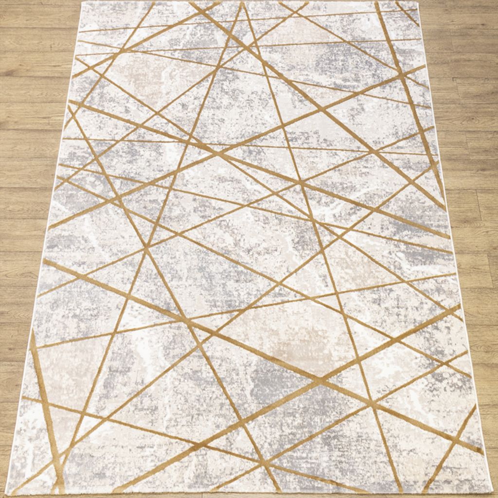 Ковер Турецкий Polo дизайн K607A цвет CREAM / L_BROWN 2.4x3.4м