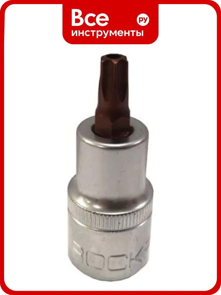 Головка-бита Premium TORX T40 с отверстием, 1/2"DR, L-55 мм Rockforce RF-34705540 Premium(46904)