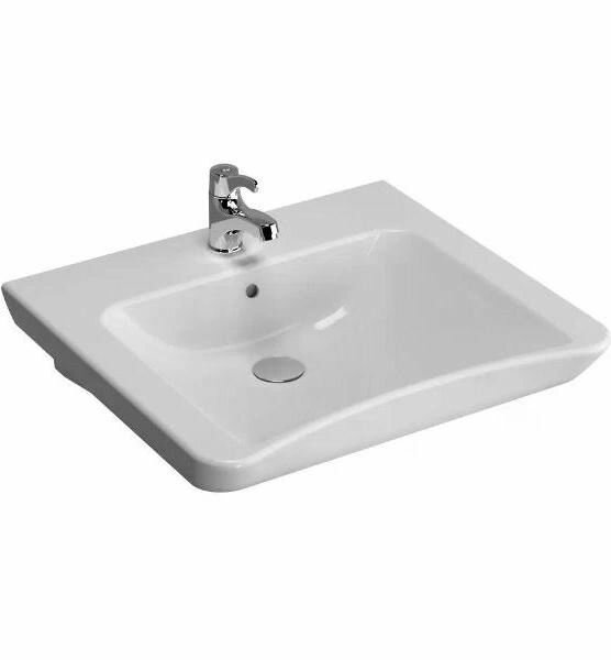 Раковина VitrA Conforma (Конформа) 5289B003-0001 60 x 55 см белая антибактериальное покрытие Hygiene (Хайджн)