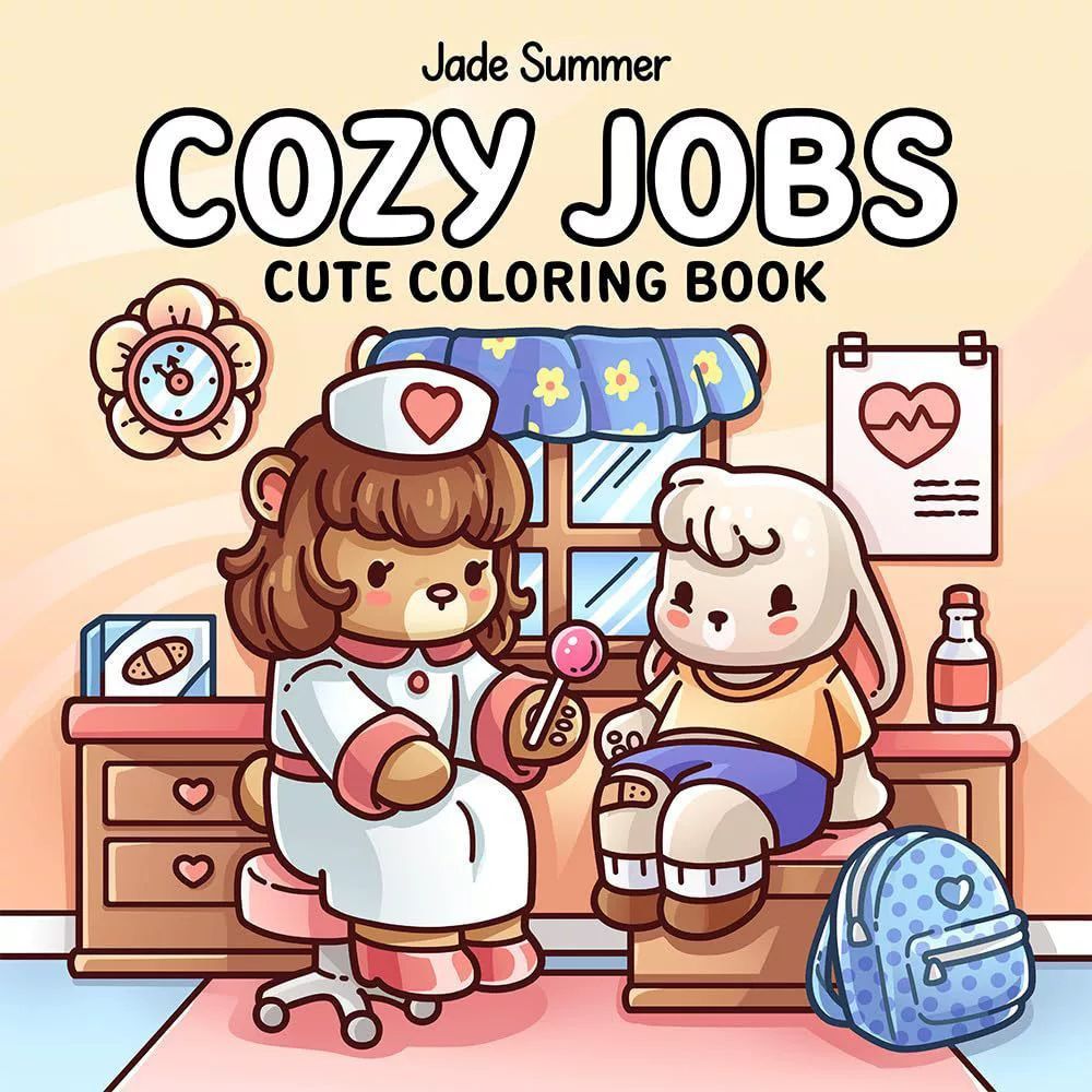 Раскраска антистресс для взрослых и подростков Coco Wyo -COZy JOBS 154