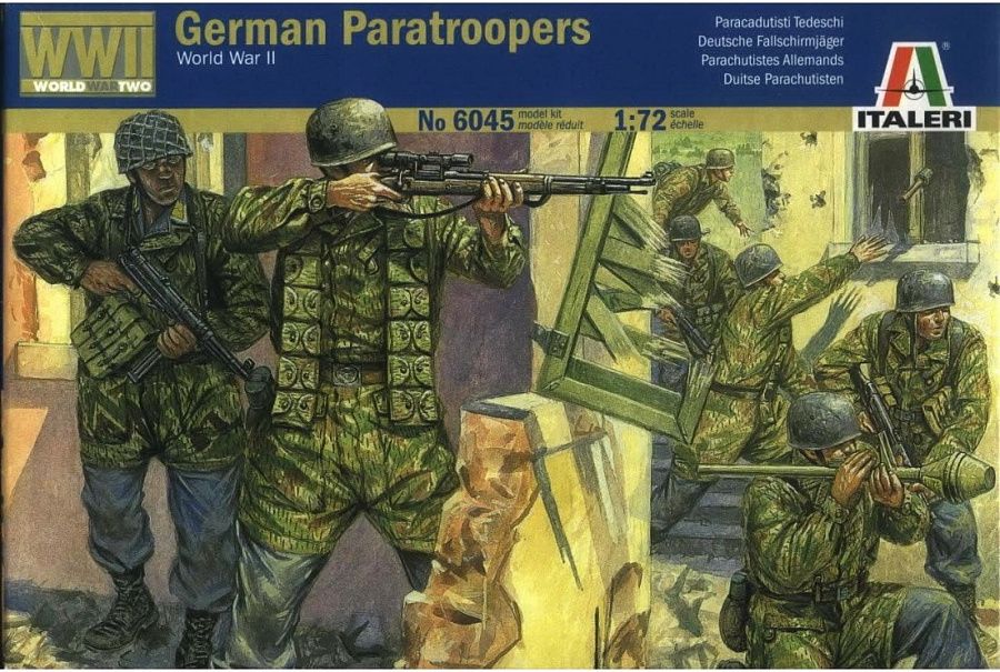 Сборная модель немецкие десантники второй мировой войны Italeri Арт.6045ИТ