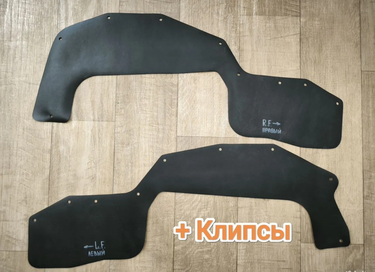 Пыльники Двс Toyota Hilux 6 RZN KDN 1997-2005 г. г, комплект 2 шт, клипсы