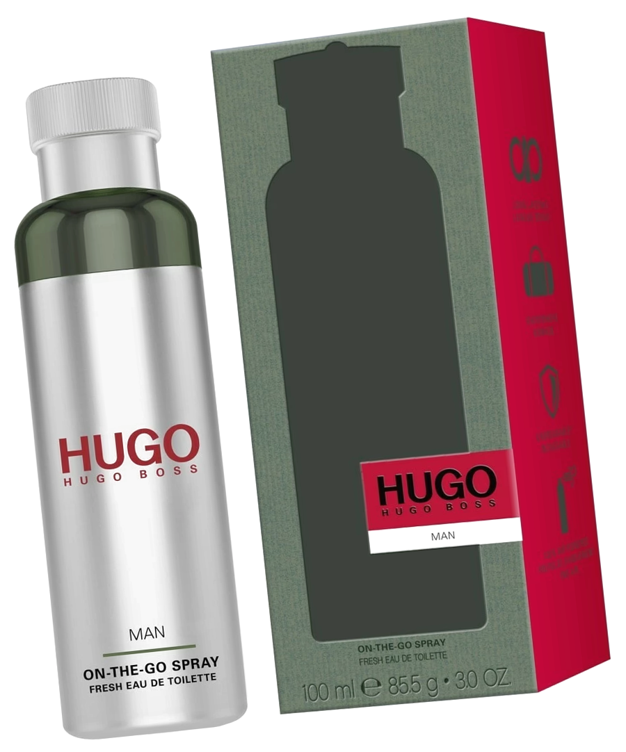 Hugo Man On The Go Spray / Хуго Босс Хьюго Мен Он Зе Гоу мужская туалетная вода 100 мл