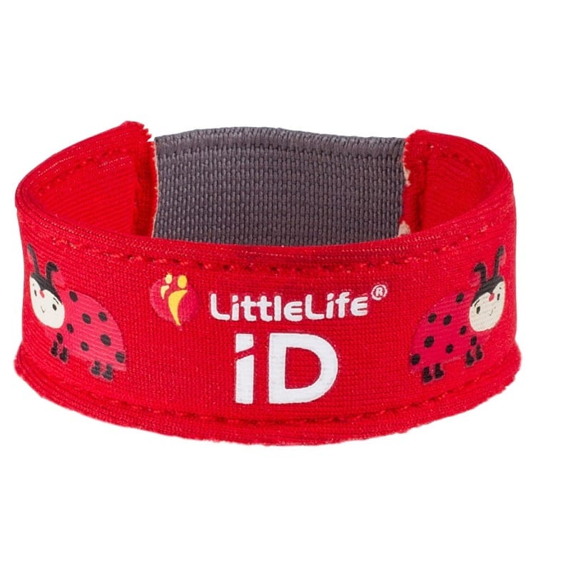 Информационный браслет LittleLife Божья коровка, красно-черный