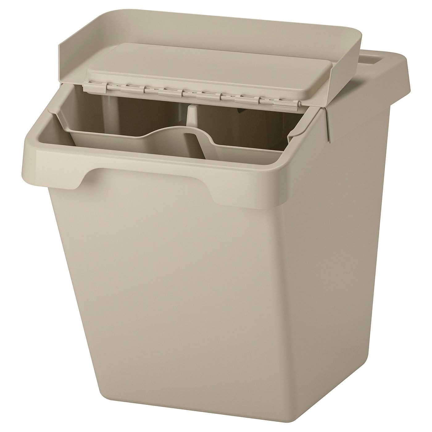 Мусорное ведро IKEA SORTERA, с крышкой, 60 л, белый 596.515.94