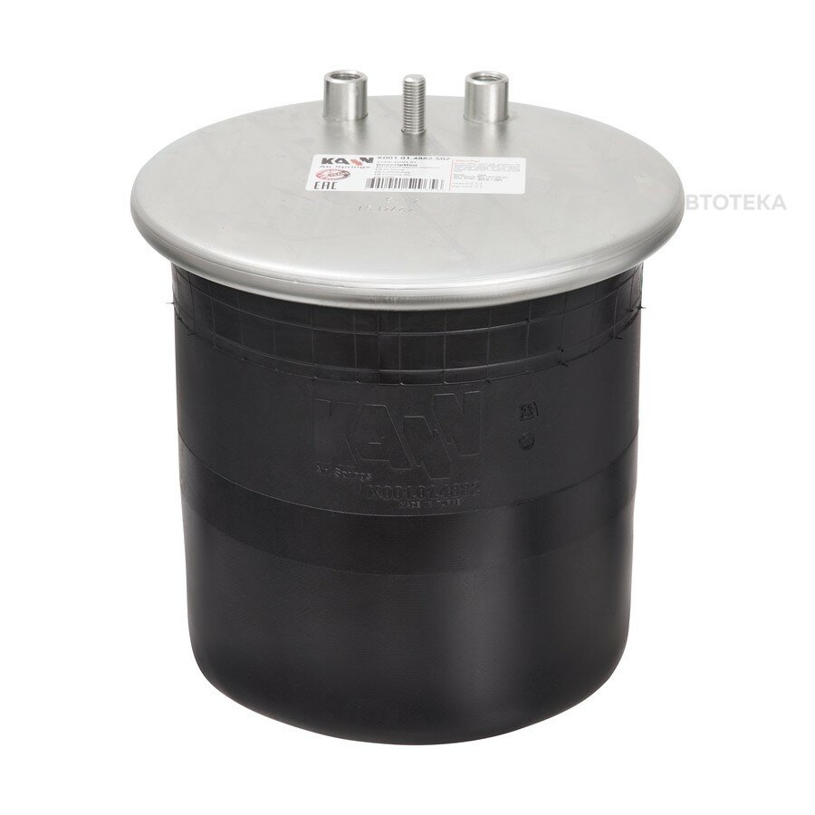 Пневмоподушка KANN MAN 4882N1P01 без стакана 2 шт M16 смещ 84 1 шп M12 низ отв d 130 8) KANN K001014882S02