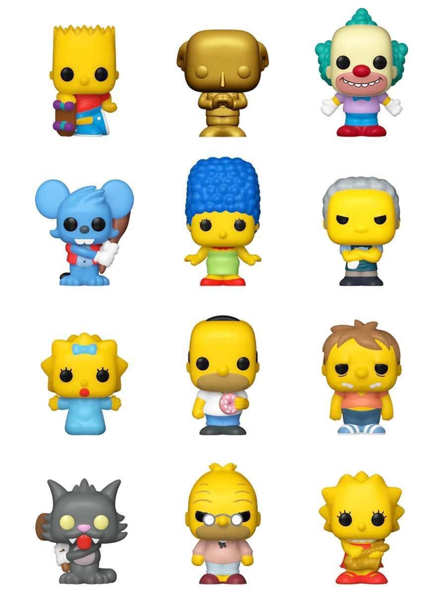 Фигурка Funko Bitty POP: The Simpsons - Mystery (1 случайная фигурка) (85722) (2,3 см)