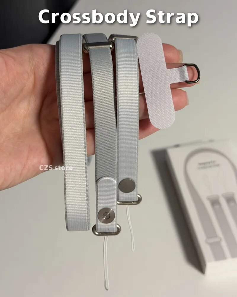 Ремешок для iPhone, Crossbody Strap, Light Gray, 2080мм