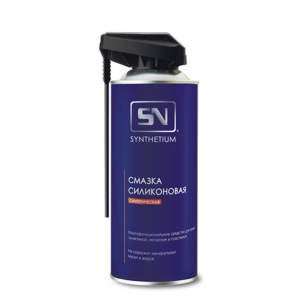 SYNTHETIUM Смазка силиконовая, аэрозоль со смарт-распылителем 520 мл