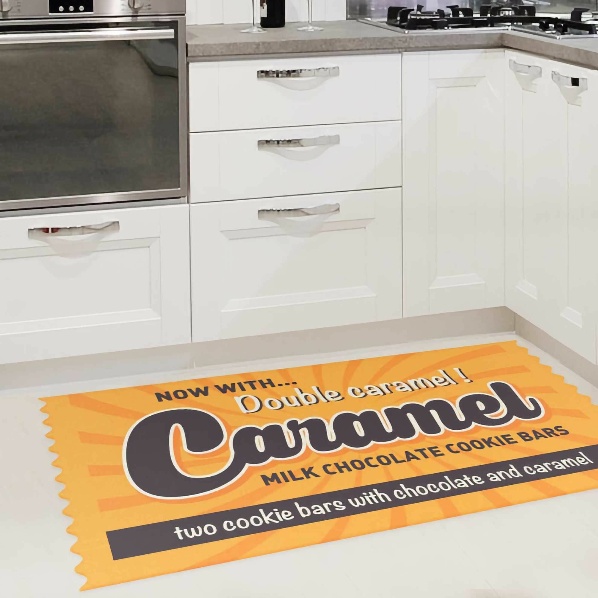 Кухонный коврик Balvi Caramel, размер 50х100 см, цвет оранжевый - 26029